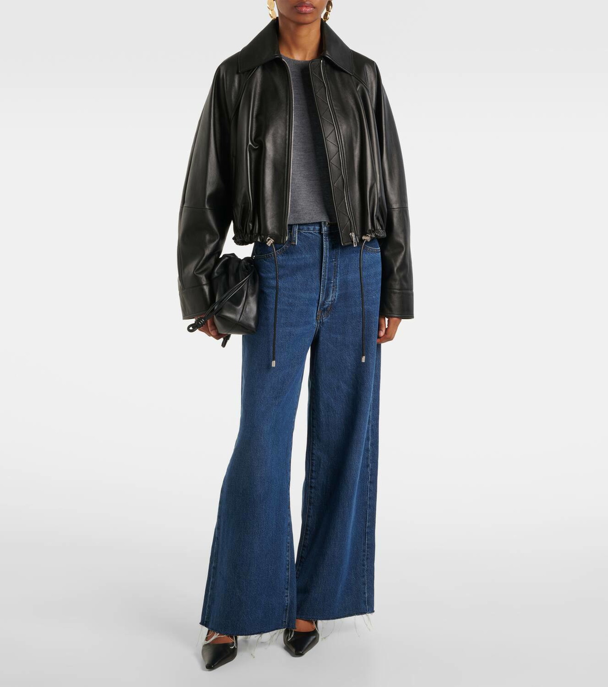 Frame Le Low Baggy wide-leg jeans Frame Denim