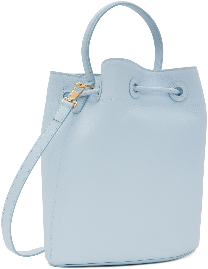 Burberry Blue Small TB Bucket Bag Burberry