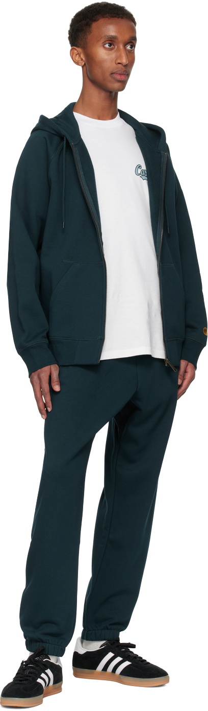 Carhartt Work In Progress Blue Chase Hoodie Carhartt WIP
