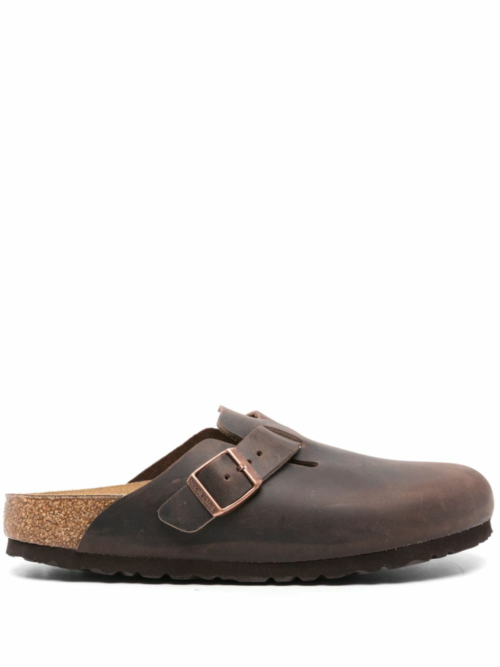 BIRKENSTOCK - Boston Oiled Leather Slippers Birkenstock