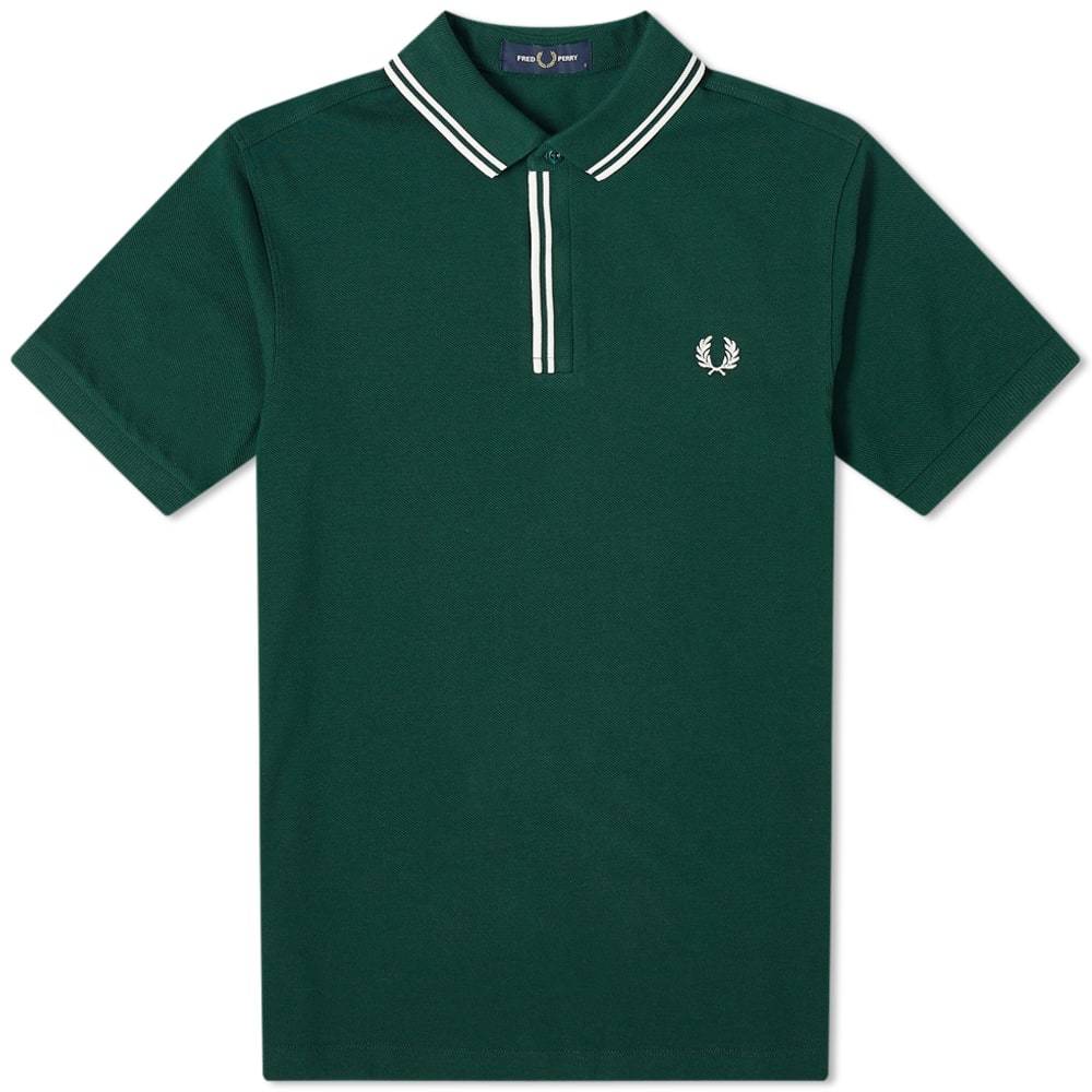 Fred Perry Authentic Tipped Placket Polo Shirt Fred Perry Authentic