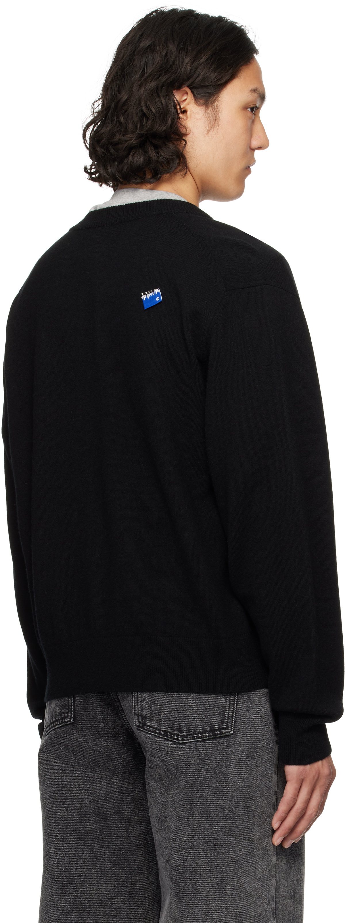 ADER error Black Sig; TRS Tag 02 Cardigan ADER error