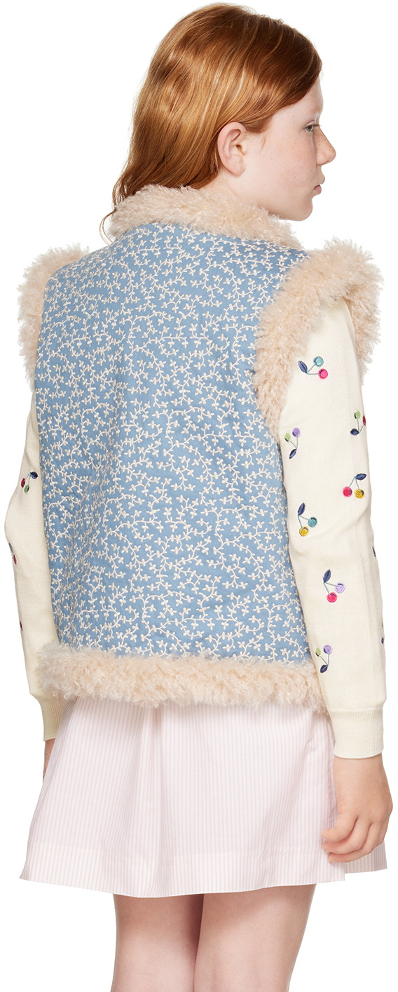 Bonpoint Kids Blue Cutie Vest Bonpoint