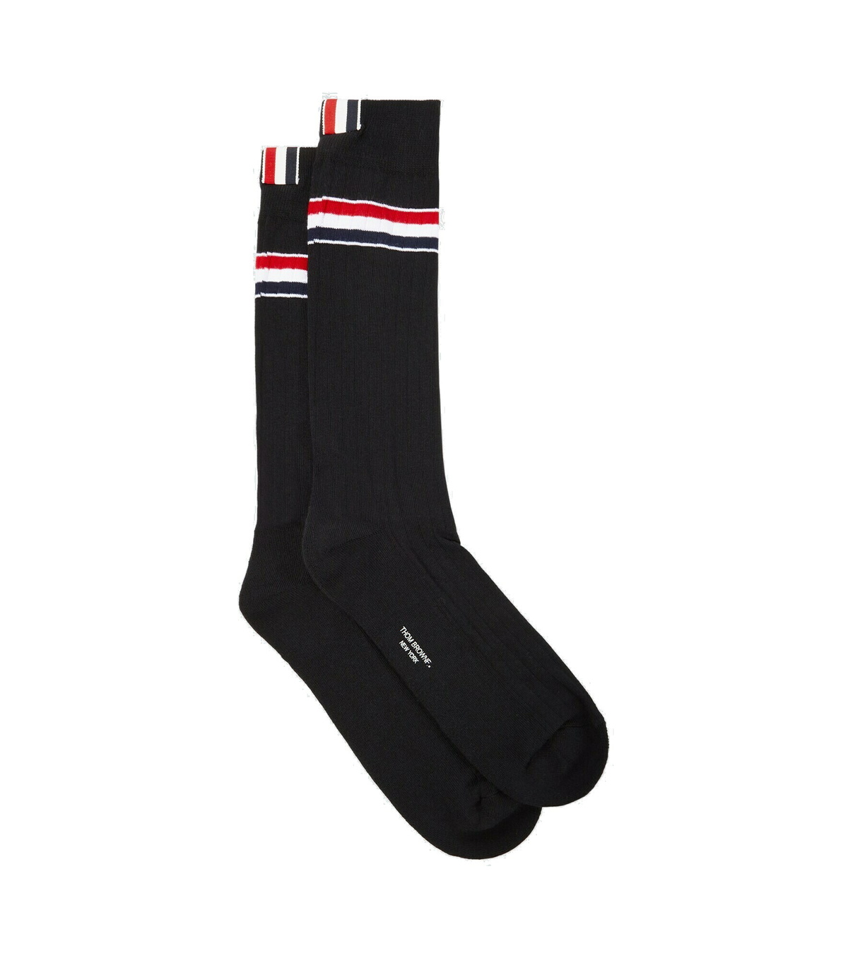 Thom Browne - Intarsia cotton-blend socks Thom Browne