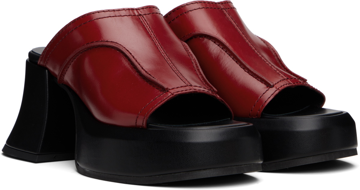 Miista Red Lota Mules MIISTA