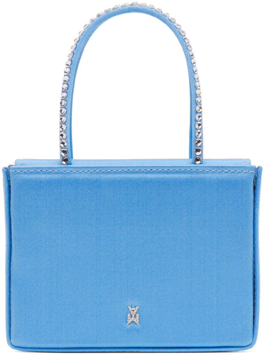 Amina Muaddi Blue Gilda Bag Amina Muaddi