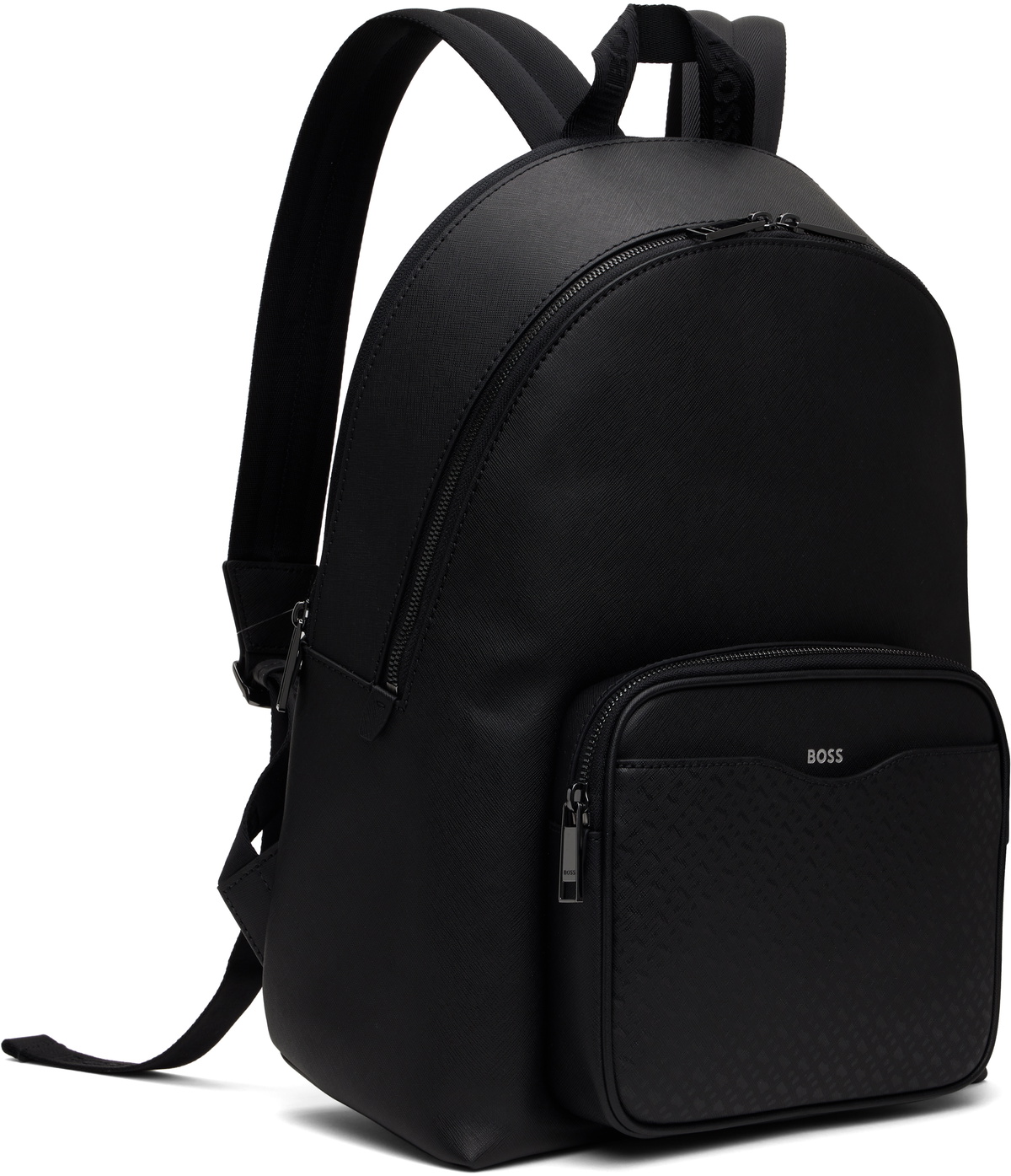 BOSS Black Monogram Pocket Backpack BOSS