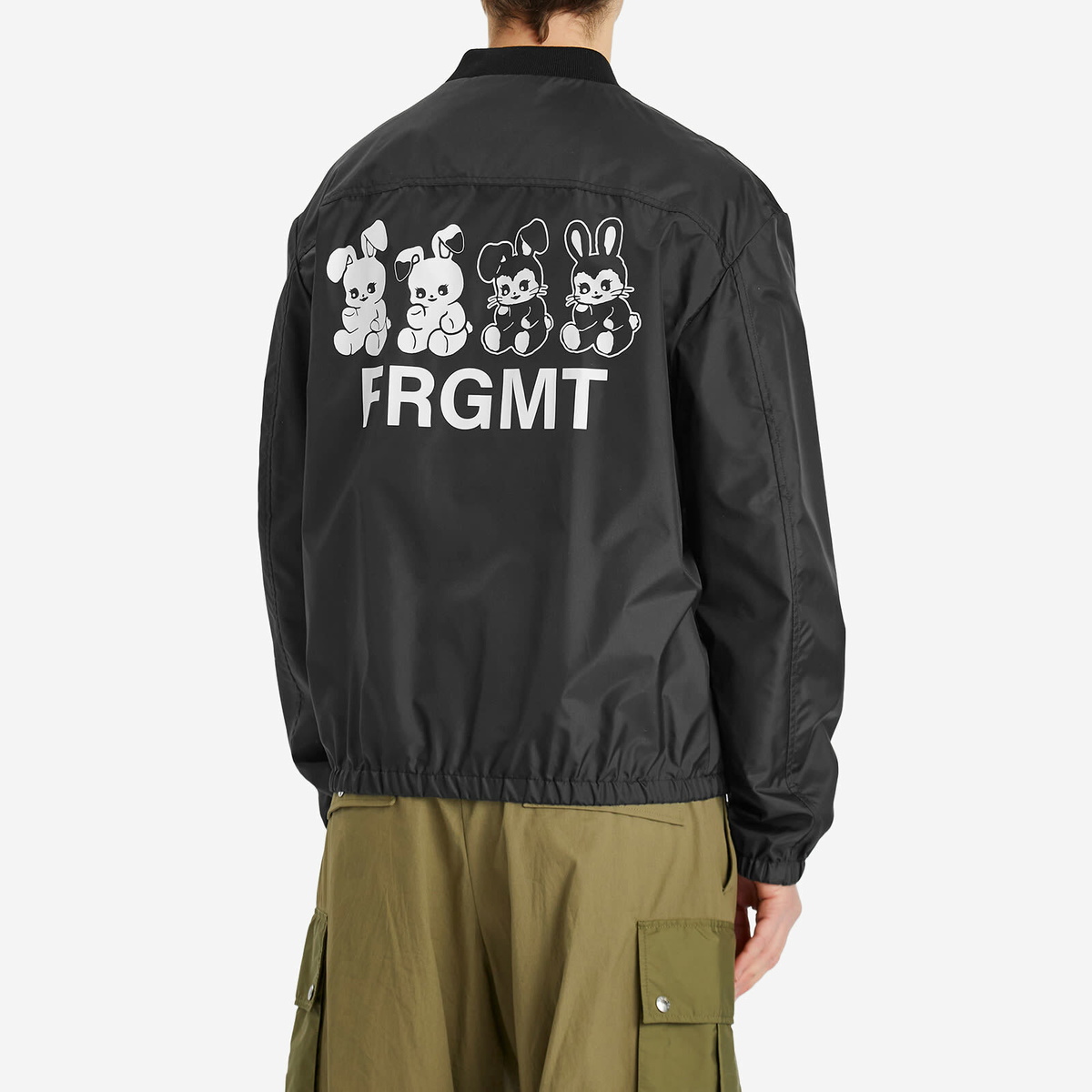Moncler Men's Genius x FRGMT Ostria Bomber Jacket in Black Moncler
