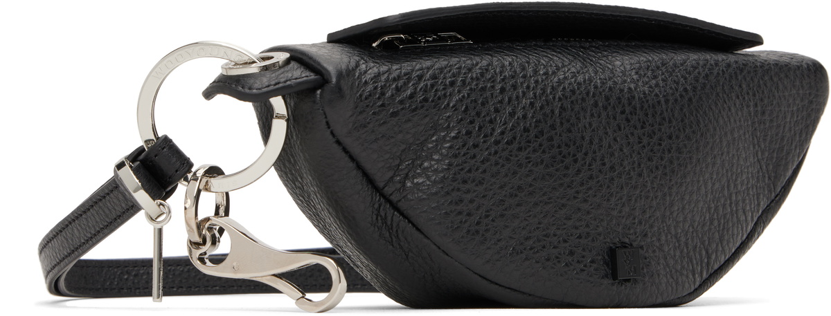 WOOYOUNGMI Black Mini Moon Pouch Wooyoungmi