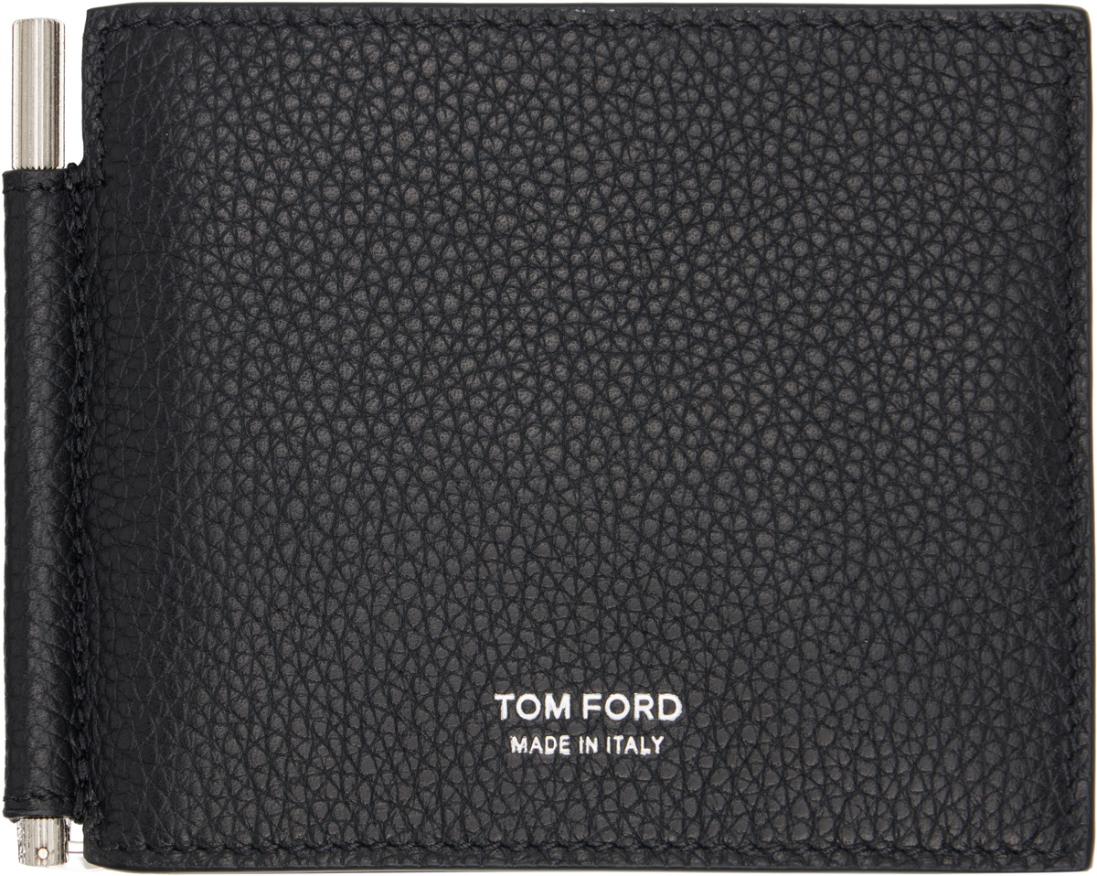 TOM FORD Black T Line Money Clip Wallet TOM FORD