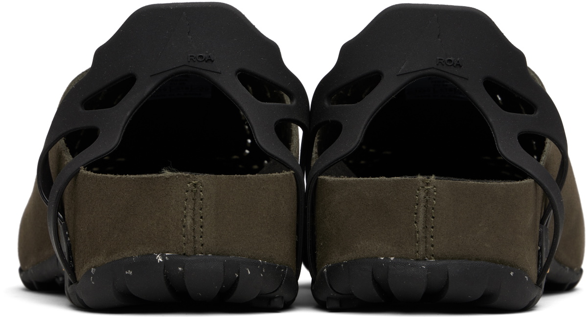 ROA Khaki Fedaia Mules ROA
