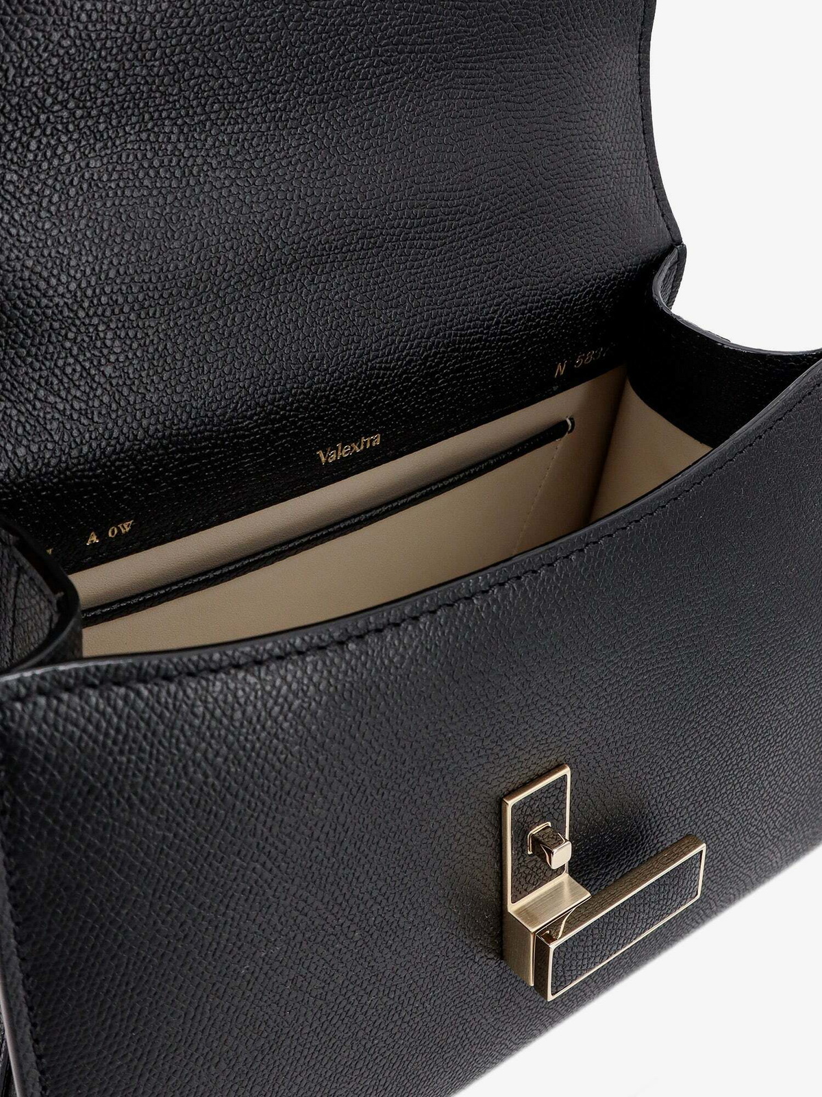Valextra Handbag Black Womens Valextra