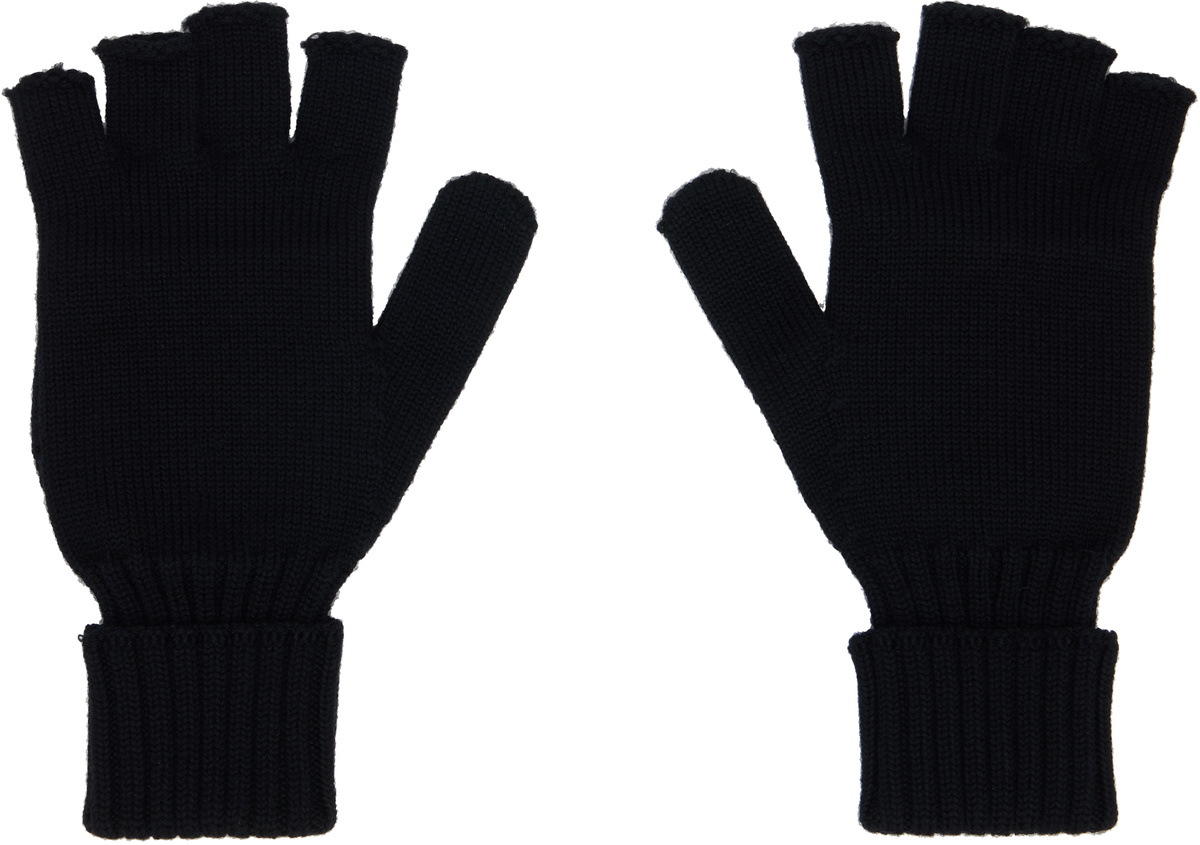NEEDLES Black Convertible Gloves Needles