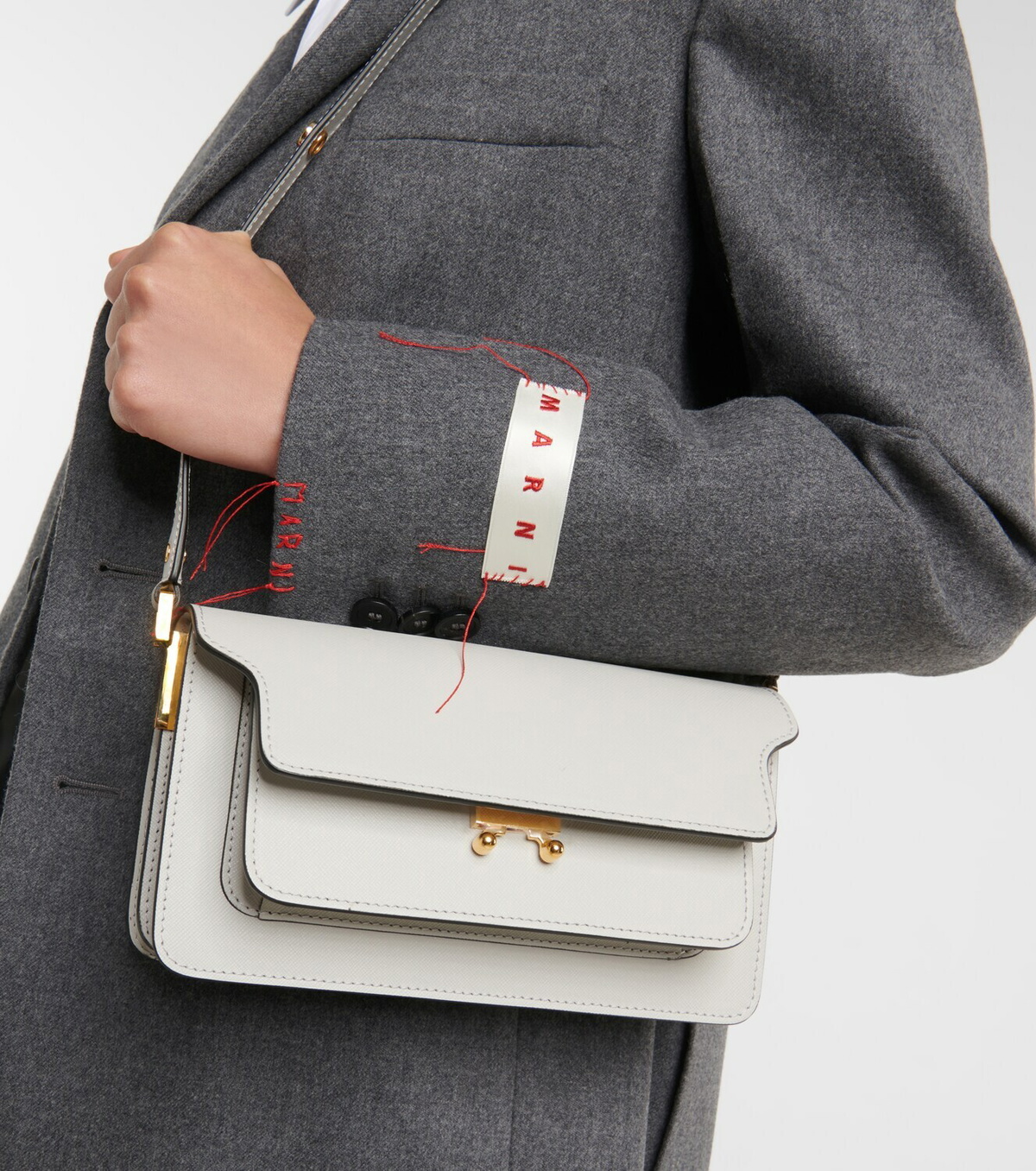 Marni - Trunk leather shoulder bag Marni