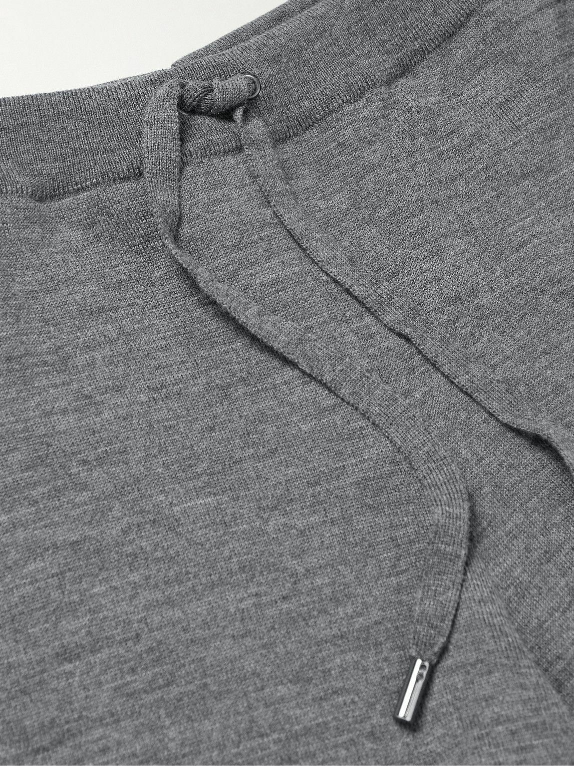 Johnstons of Elgin - Merino Wool Sweatpants - Gray Johnstons of Elgin