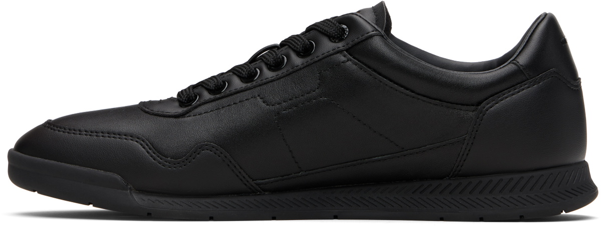 BOSS Black Leather Logo Sneakers BOSS