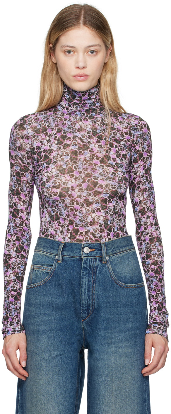 Isabel Marant Purple Joyela Turtleneck Isabel Marant