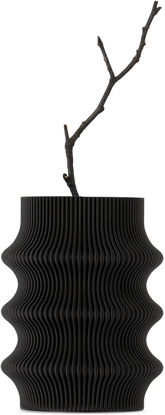 Sheyn Black Zayl Vase Sheyn