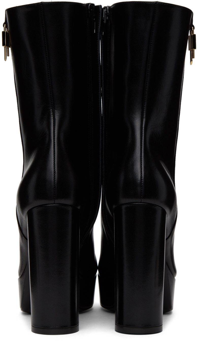 Givenchy Black G Lock Platform Boots Givenchy