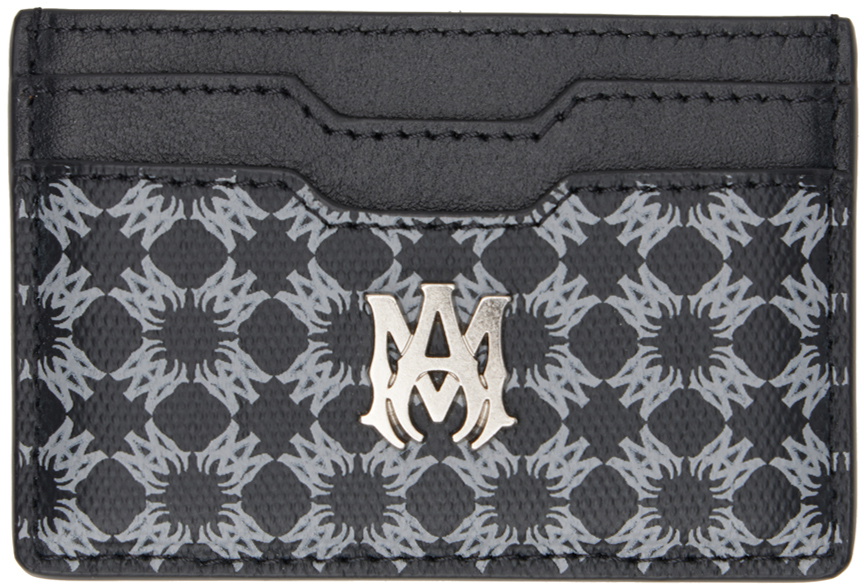 AMIRI Black MA Quad Card Holder Amiri