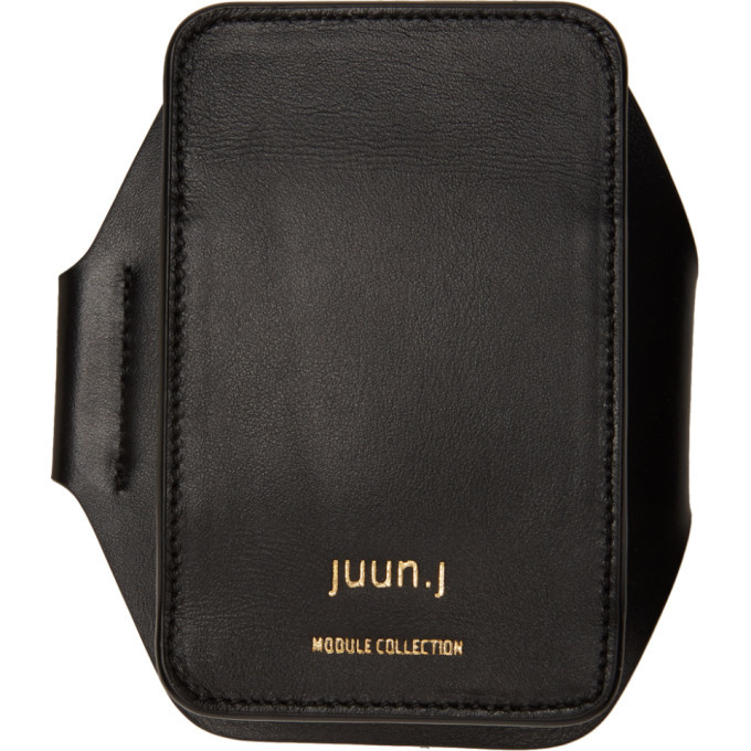 Juun.J Black Arm Patch Wallet Juun.J