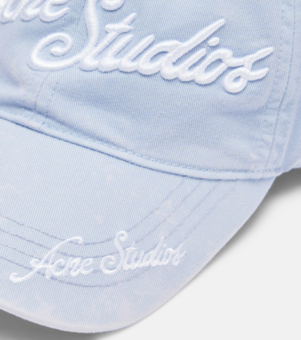 Acne Studios Logo denim baseball cap Acne Studios