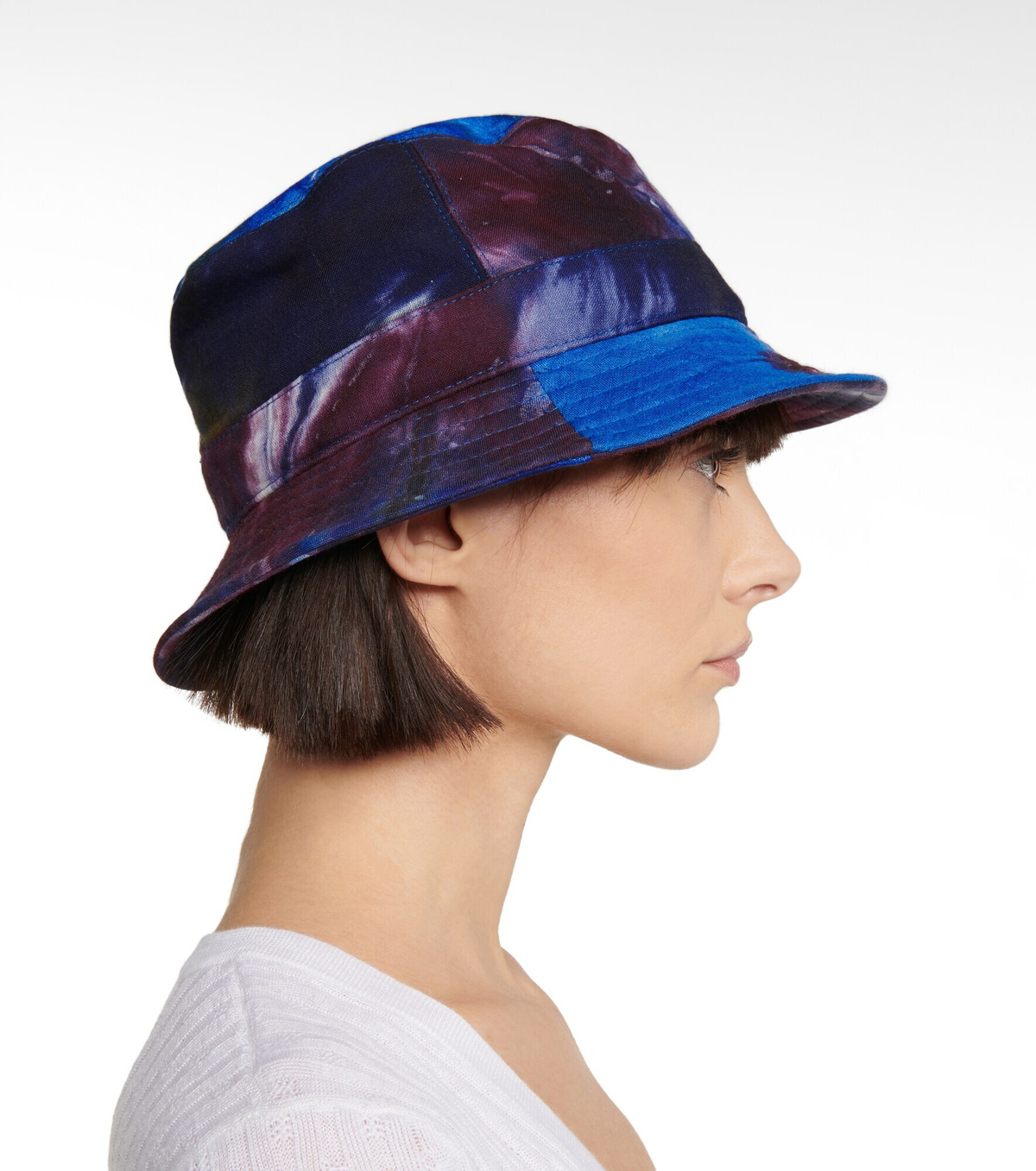 Gabriela Hearst - Tie-dye cashmere and silk bucket hat Gabriela Hearst