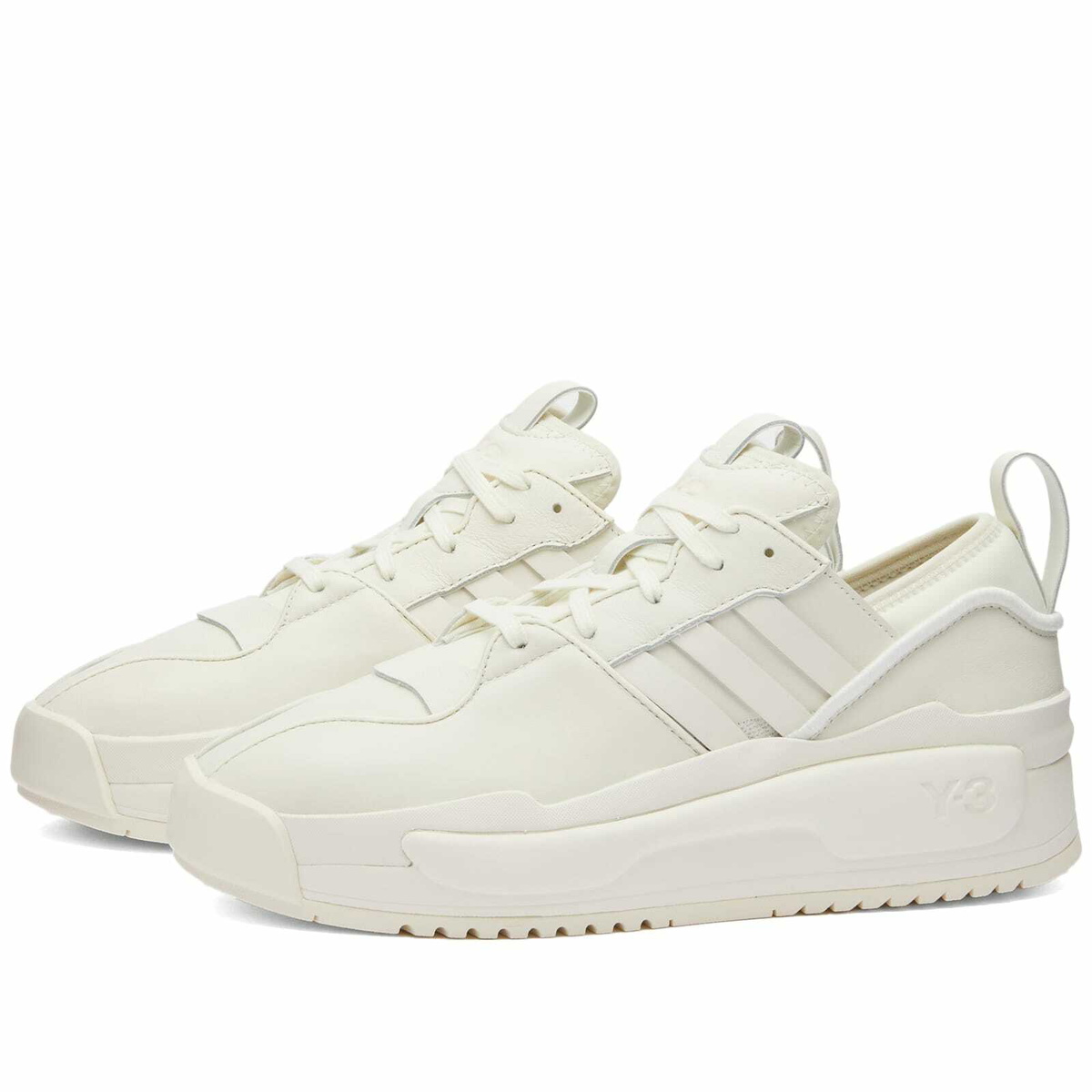 Y-3 Men's Rivalry Sneakers in Off White Y-3