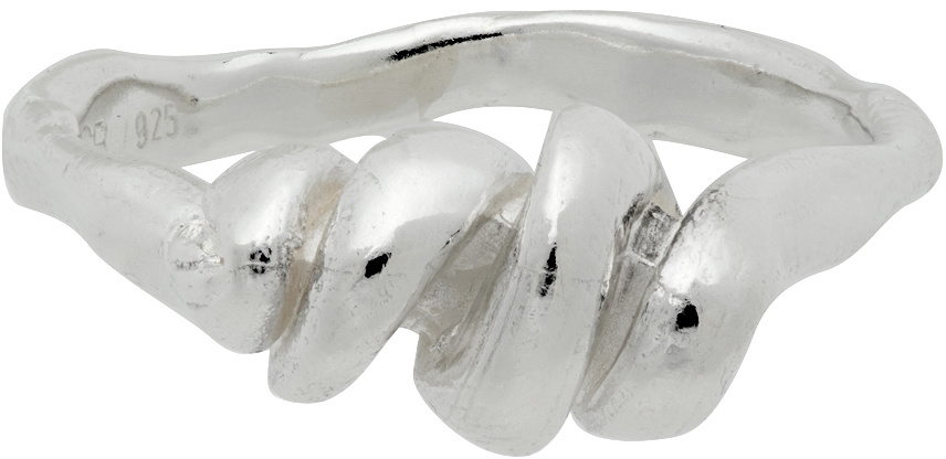 Seb Brown Silver Swirl Ring Seb Brown