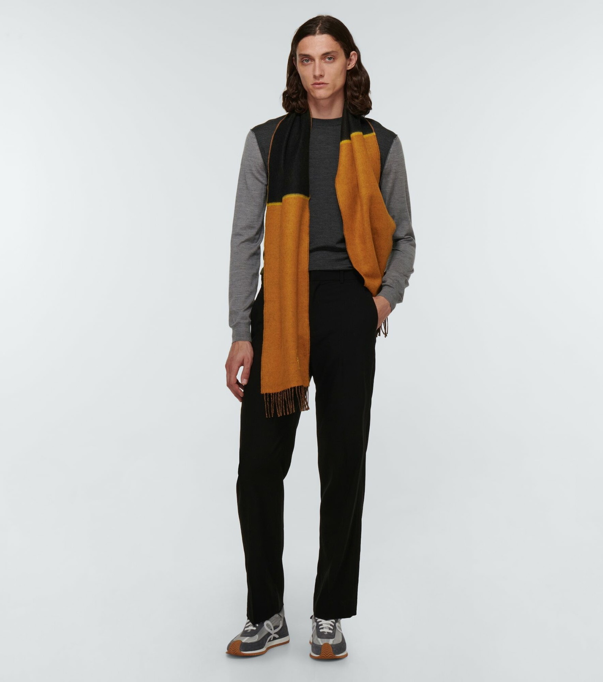 Loewe - Window Anagram wool and cashmere scarf Loewe