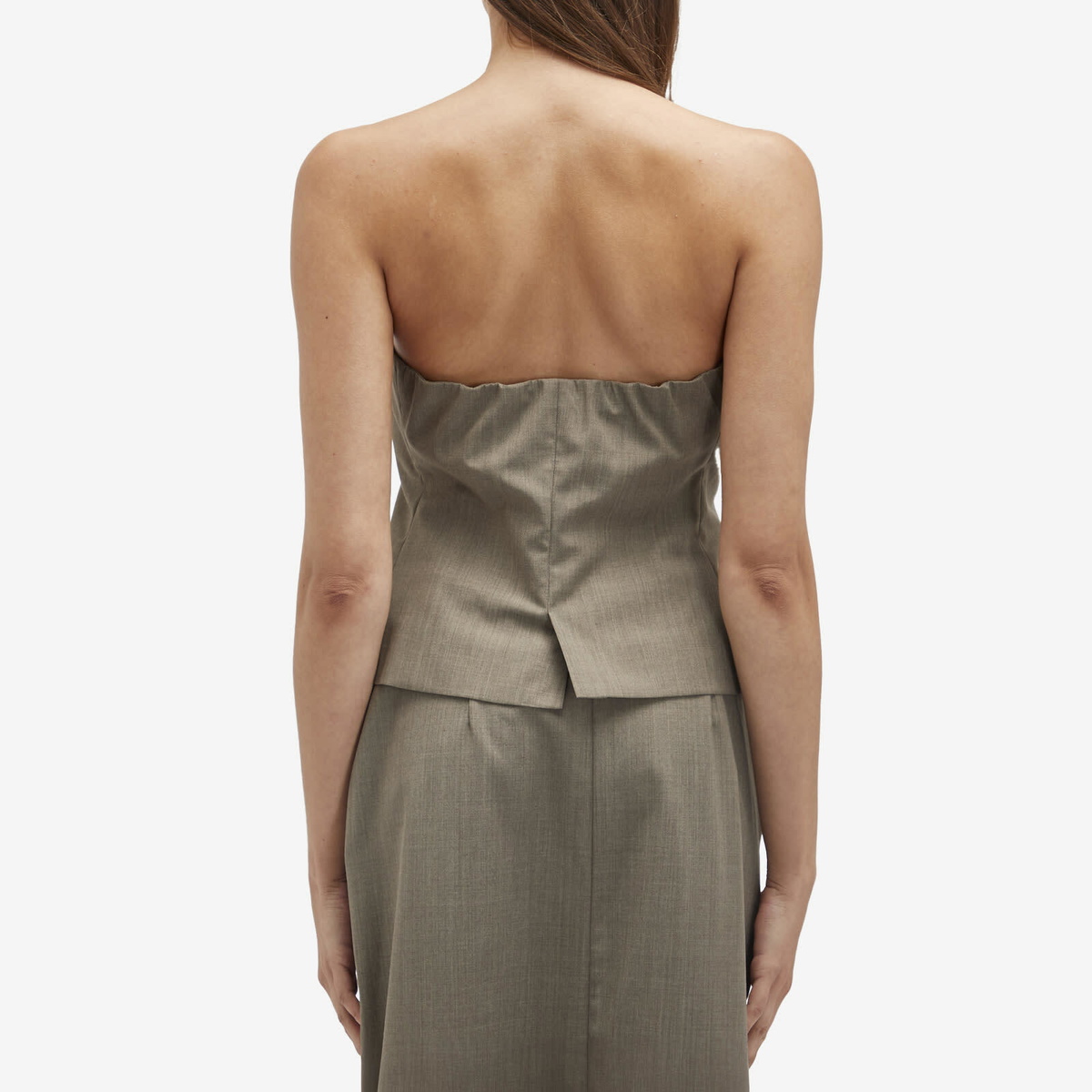Samsøe Samsøe Women's Saleen Strapless Tailored Top in Bungee Cord ...