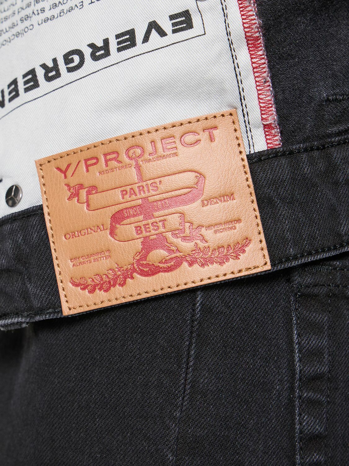 Y/PROJECT - Flip Waist Regular Denim Jeans Y/Project