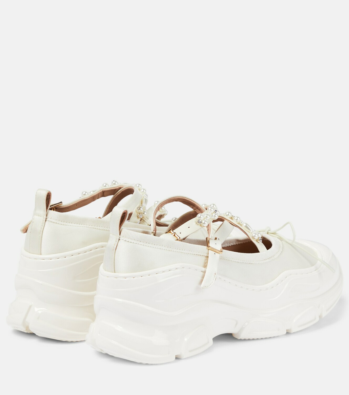 Simone Rocha - Low-Trek Ballerina embroidered shoes Simone Rocha