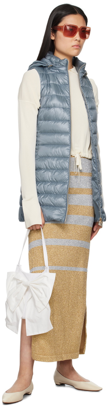 Herno Blue Serena Down Vest Herno