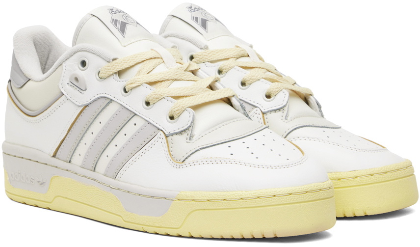 adidas Originals White & Beige Rivalry Low 86 Sneakers adidas Originals