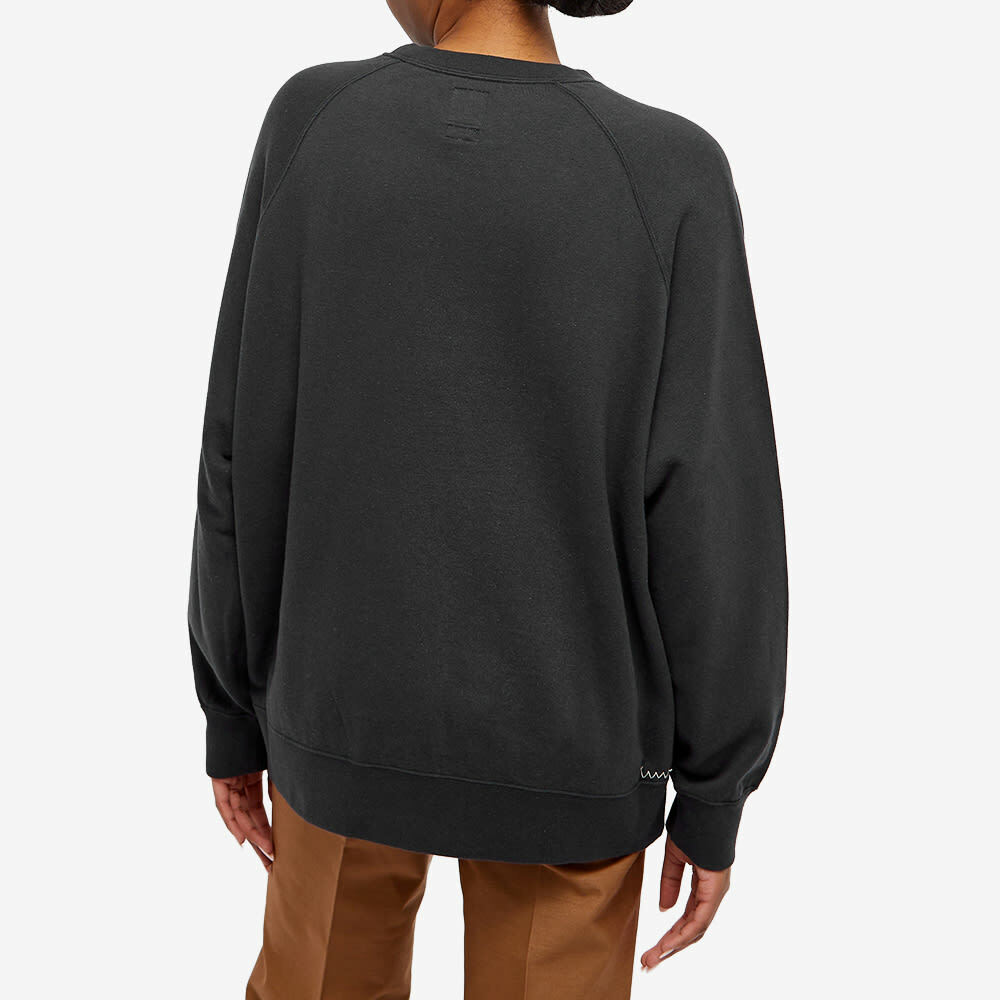 Visvim Women's Amplus Crew Sweat in Black Visvim