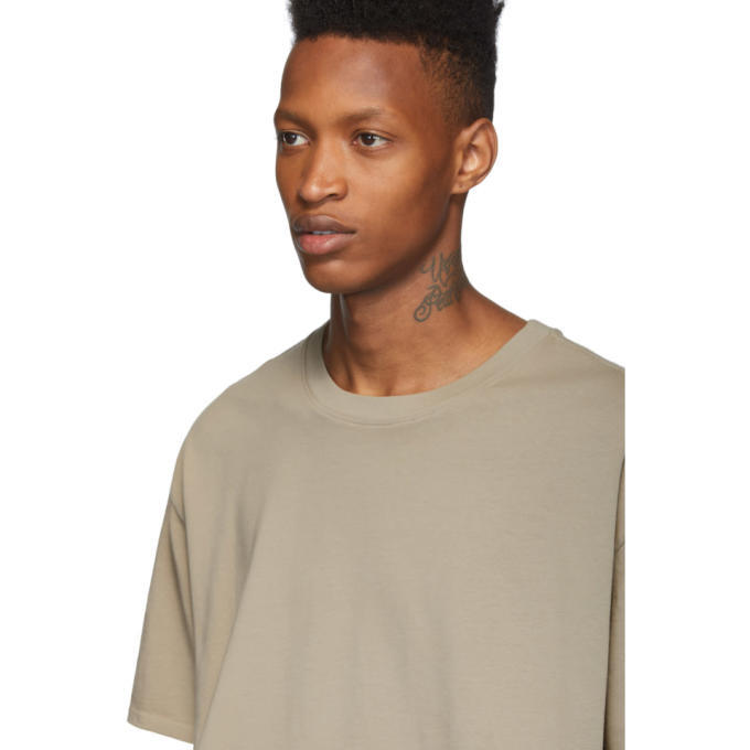 Essentials Taupe Logo T-Shirt Essentials
