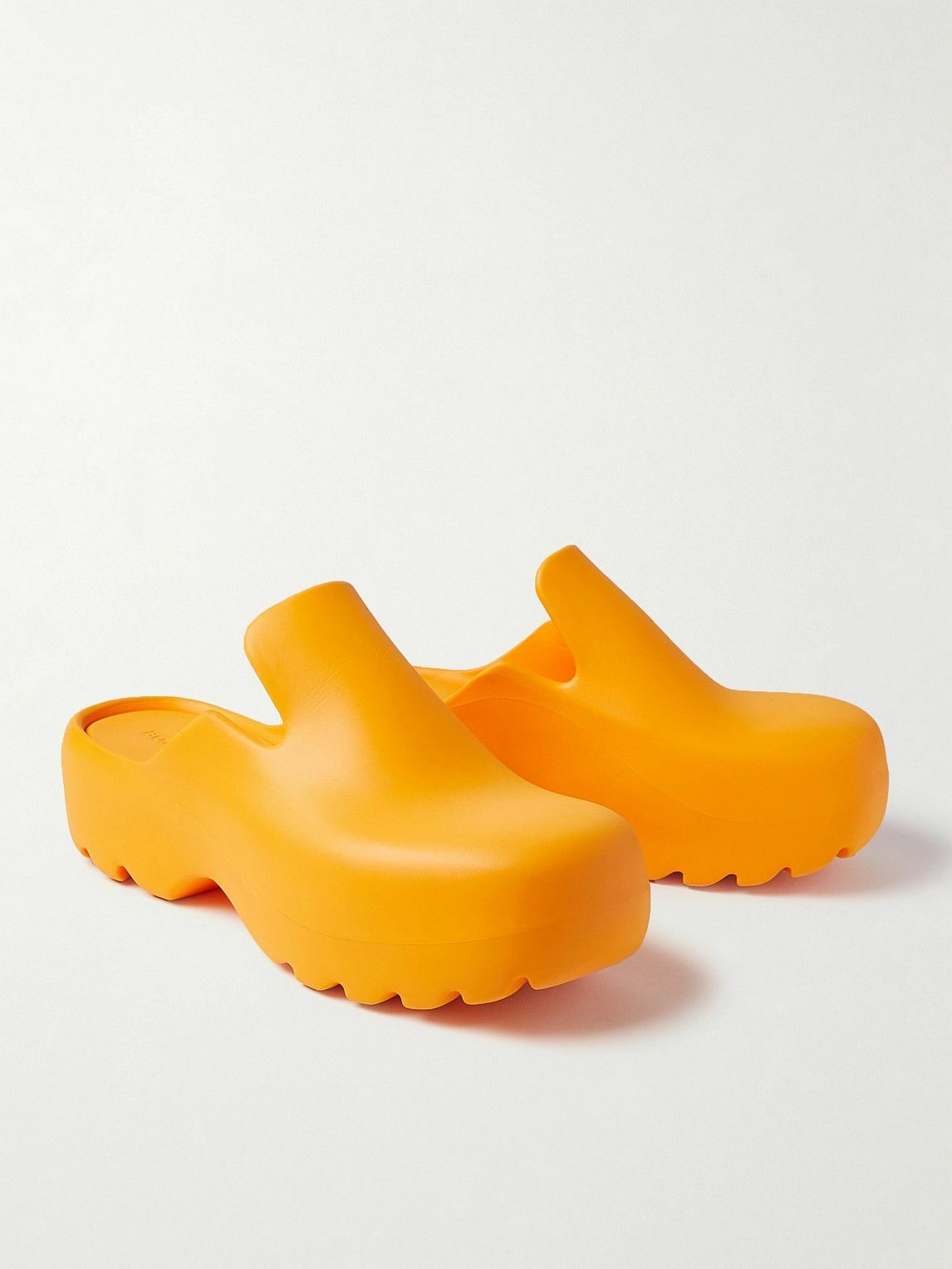Bottega Veneta - Rubber Clogs - Orange Bottega Veneta