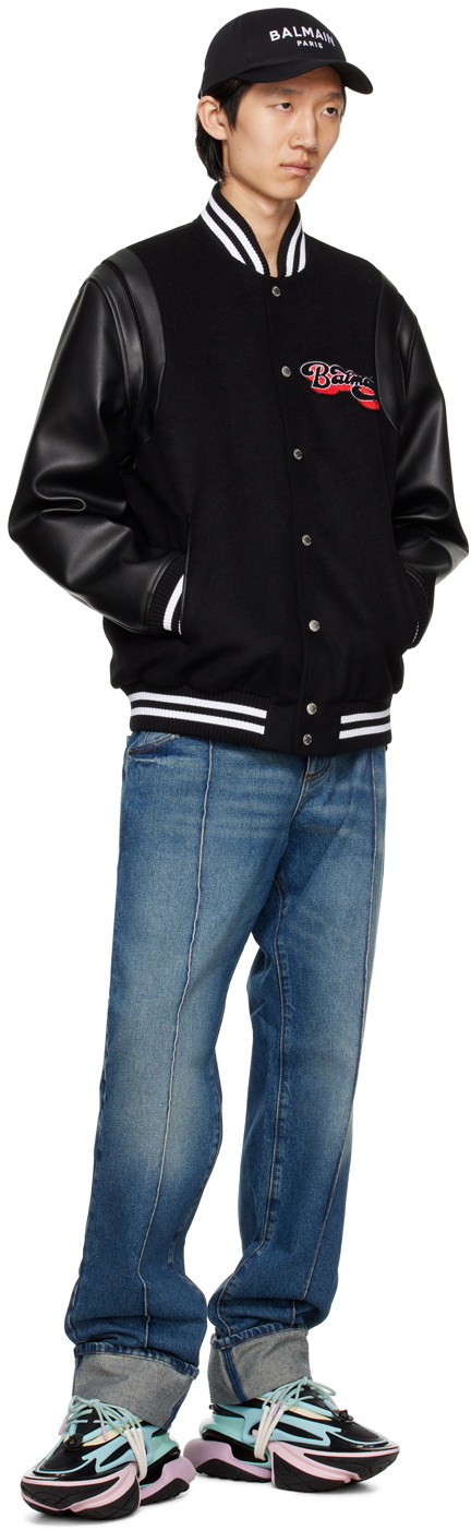 Balmain Black & Multicolor Unicorn Sneakers Balmain