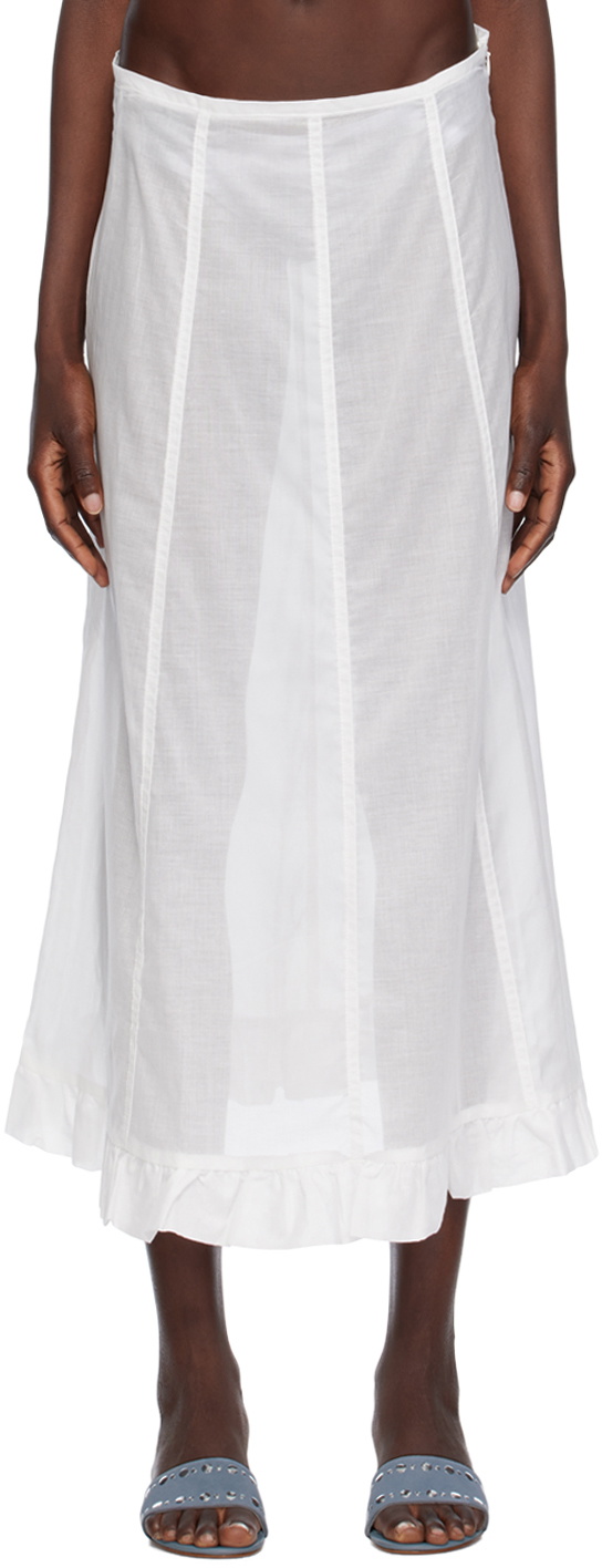 Paloma Wool White Andolini Maxi Skirt Paloma Wool