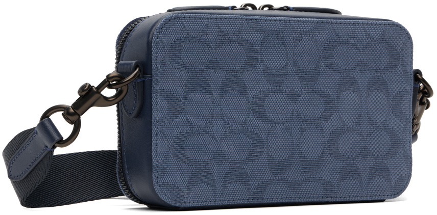 Coach 1941 Blue Charter Slim Messenger Bag Coach 1941