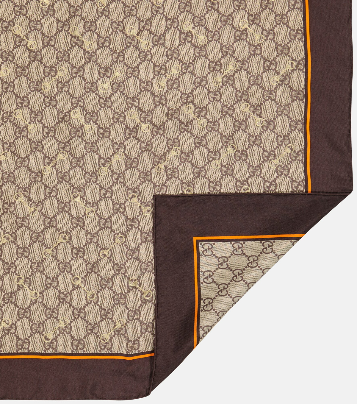Gucci - GG printed silk scarf Gucci
