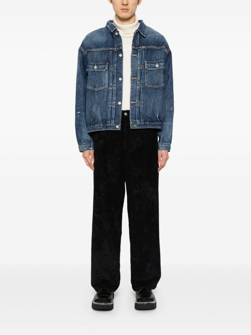 Visvim Distressed Denim Jacket Visvim