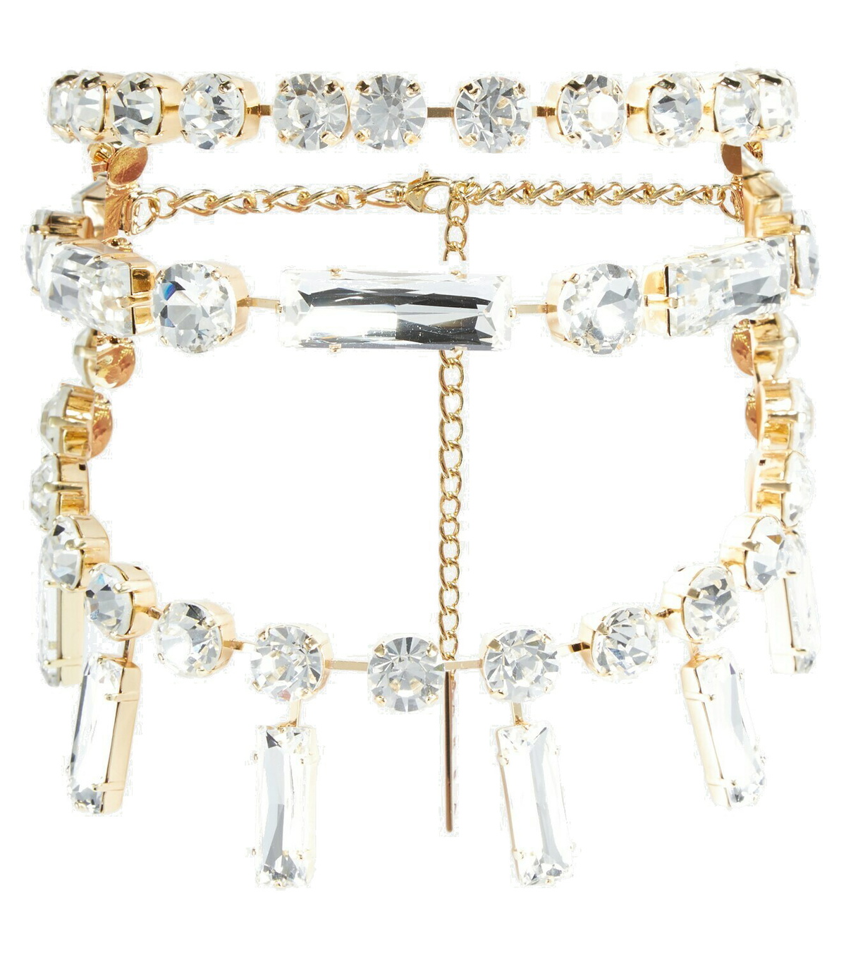 Area - Crystal-embellished choker necklace AREA