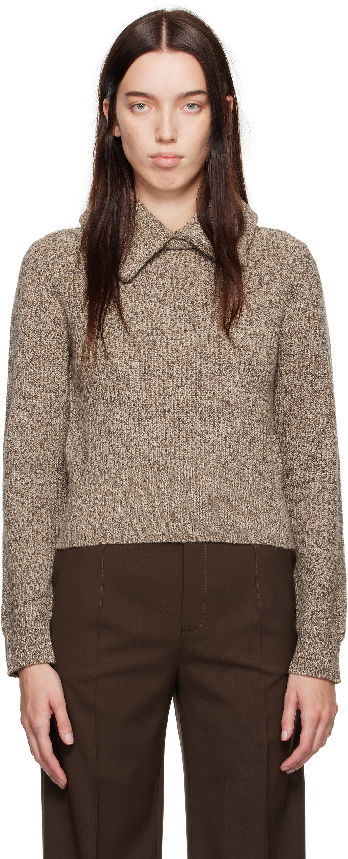 Staud Brown Christopher Sweater Staud