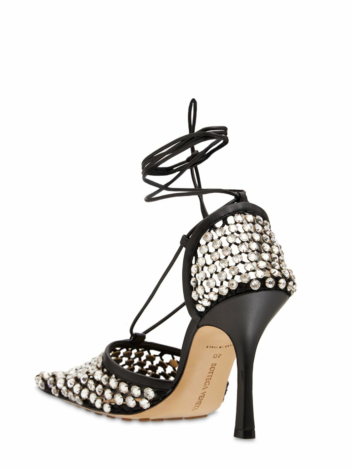 BOTTEGA VENETA - 90mm Sparkle Stretch Pumps Bottega Veneta
