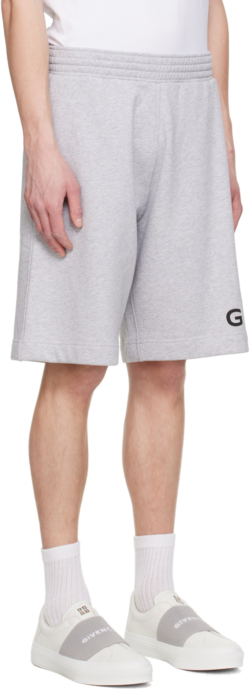 Givenchy Gray Archetype Shorts Givenchy