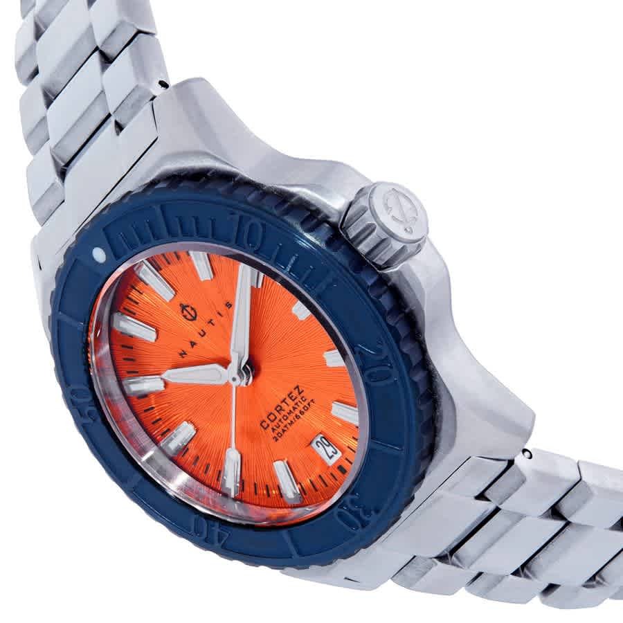 Nautis Cortez Orange Dial Mens Watch NAUN102-5 Nautis