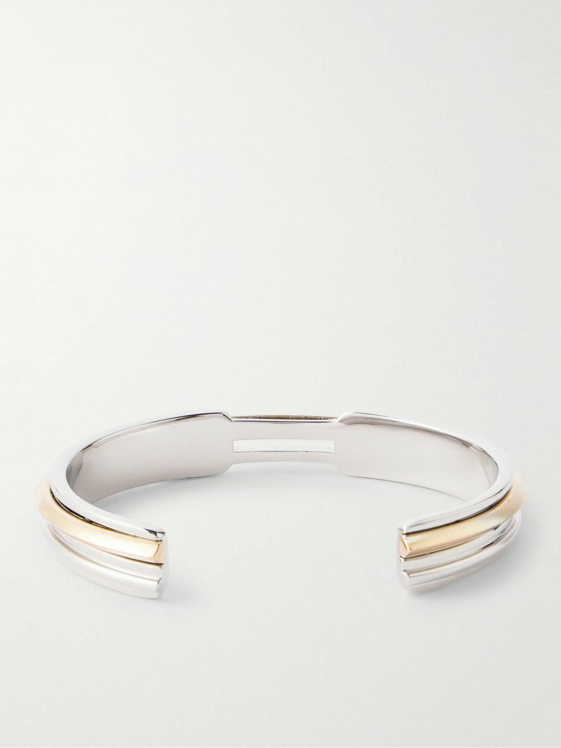 SAINT LAURENT - Gold- and Silver-Tone Cuff - Gold Saint Laurent