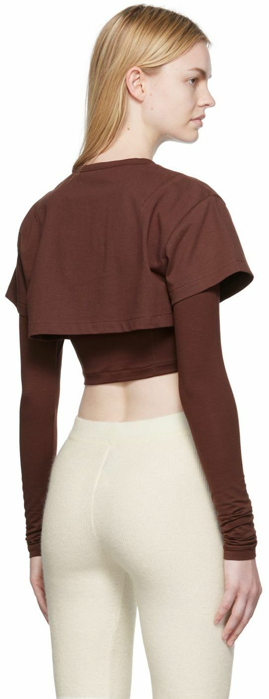 Jacquemus Brown ‘Le Double’ T-Shirt Jacquemus